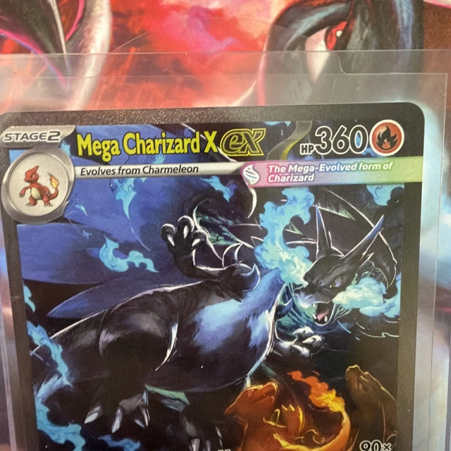MEGA CHARIZARD X ex 125/094 Me02: Phantasmal Flames Holo £688.44 ...