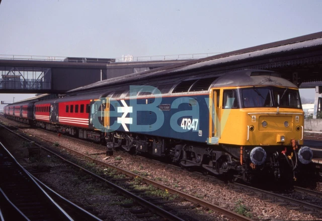 35MM RAILWAY SLIDE of Class 47 47847 @ Reading Copyright to Buyer £4.99 ...