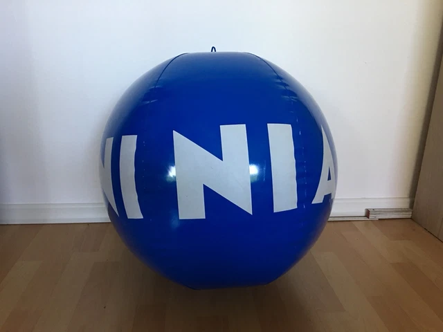 NIVEA WASSERBALL BALL groß 80 cm alt mit Fehldruck ! aufblasbarer ...