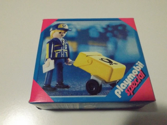 PLAYMOBIL SPÉCIAL VINTAGE postier/facteur/la poste 4607 de 2002 neuf ...