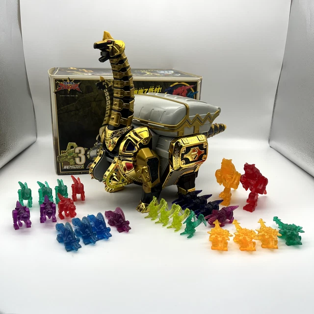 POWER RANGERS DINO Thunder Deluxe Brachio Abaranger Megazord avec mini ...