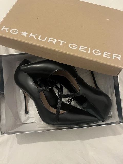 KURT GEIGER BRIDGET Leather Court Heel Shoes Size EU 41 UK 7 £35.04 ...