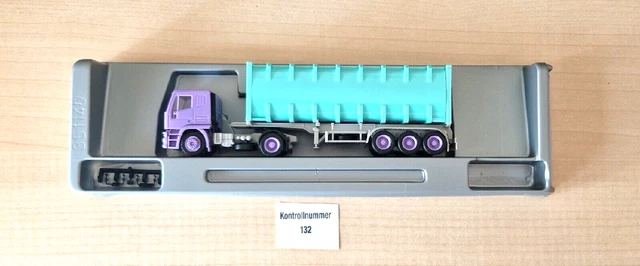 HERPA 143073 IVECO EUROTECH autoarticolato trasporto container neutro ...