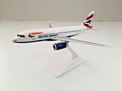 BRITISH AIRWAYS AIRBUS A319 Push-fit Model Aircraft with Stand £19.50 ...