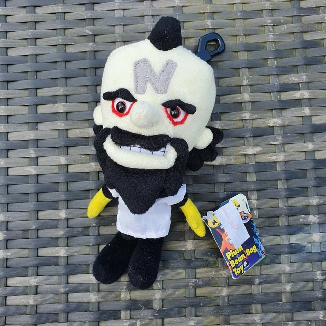 1998 Resaurus Crash Bandicoot Dr Neo Cortex Plush Bean Bag Soft Toy