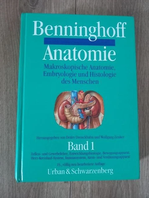 BENNINGHOFF ANATOMIE MAKROSKOPISCHE Anatomie, Embryologie und ...