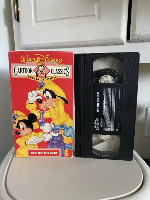 WALT DISNEY CARTOON Classics Special Edition Fun on the Job VHS Tape ...