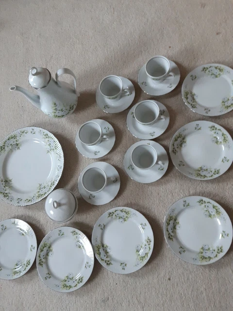 6 PERSONEN KAFFEESERVICE Ilmenau Graf von Henneberg Porzellan EUR 89,00 - PicClick DE