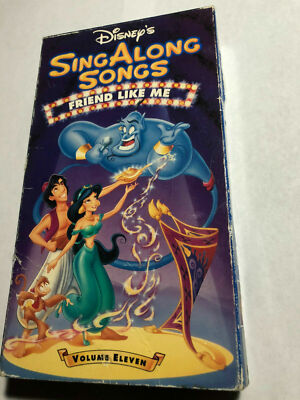 DISNEY'S SING ALONG Songs Friend Like Me Volume Eleven VHS EUR 12,35 ...
