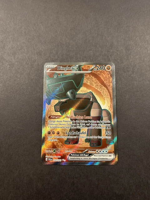 POKÉMON SAMMELKARTEN TCG Dinglu ex PAL 243 Ultra Rare Entwicklungen in ...