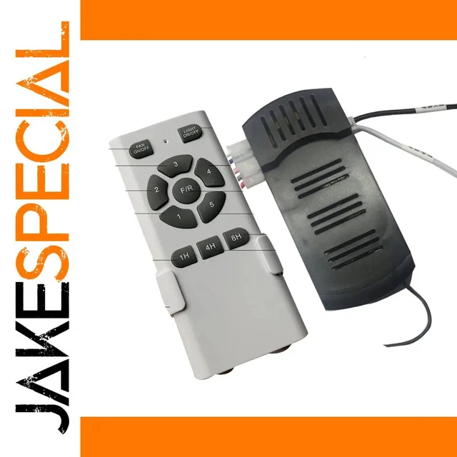 JAKESPECIAL – FIVE Gear Ceiling Fan Lamp Remote Control EUR 85,19 ...