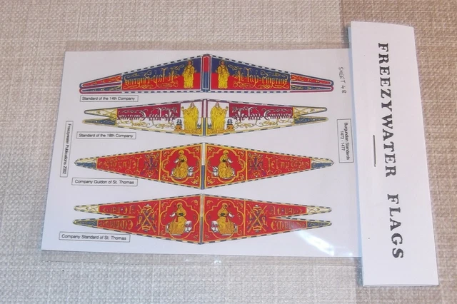 SWISS BURGUNDIAN WARS Burgundian Standards 3 Freezywater Flagsheet ...