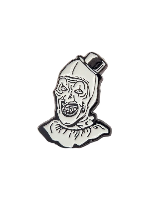 TERRIFIER 3 ART the Clown Ice Nine Kills cult horror movie enamel pin ...
