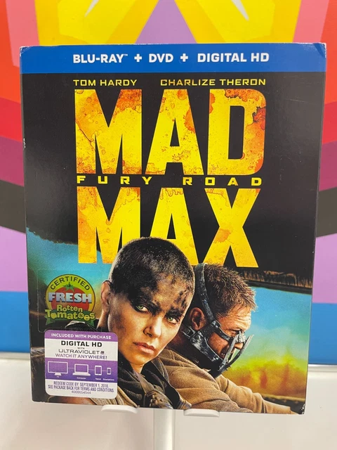 MAD MAX: FURY Road [Blu-ray + DVD *no digital] w/slipcover $6.99 - PicClick