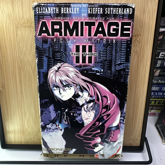 ARMITAGE III 3 The Third Poly-Matrix VHS Anime Pioneer Hiroyuki Ochi ...