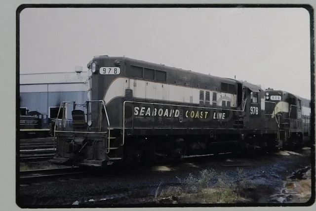 3 RR TRAIN Slide SCL Seaboard Coast Line GP-7 #978 Richmond VA 1972 BT23 EUR 11,82 - PicClick FR