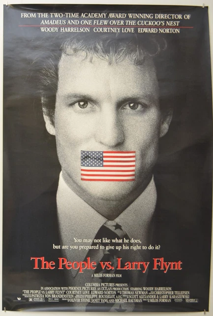 THE PEOPLE VS LARRY FLYNT (1996) Original One Sheet Poster - Woody ...