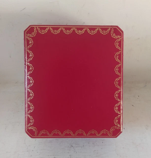 MUST DE CARTIER Watch Box in pelle Rossa Ref. CO 564 orologio ...