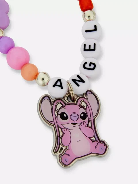 DISNEY LILO AND Stitch - Angel Beaded Wrist Strap Phone Charm - Primark ...
