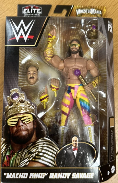 WWE ELITE COLLECTION Wrestlemania 2023 Macho King Randy Savage Action ...