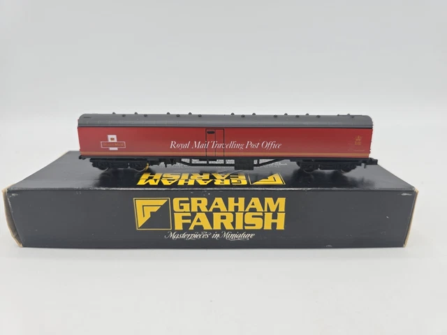 #5930 GRAHAM FARISH 0797 Mk1 63Ft Pos Coach Royal Mail Red In Original ...