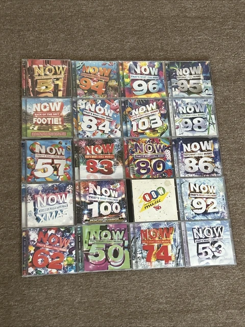 NOW THAT’S WHAT I Call Music - 20 x CD Bundle Ex Condition Some Brand ...