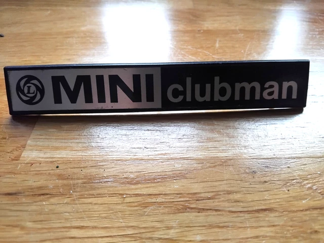 CLASSIC MINI COOPER S Genuine 1275 Gt Clubman Saloon Boot Badge Estate ...