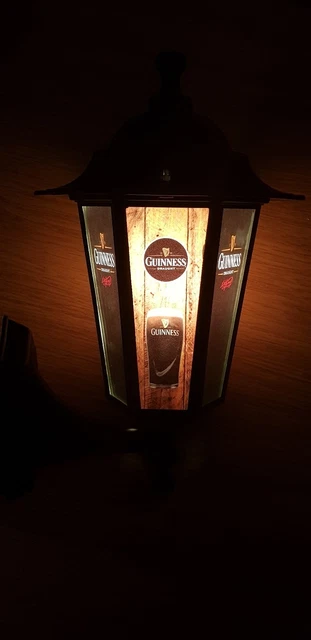 GUINNESS LIGHT GUINNESS replica lantern Wall Lantern pub LED bar light ...
