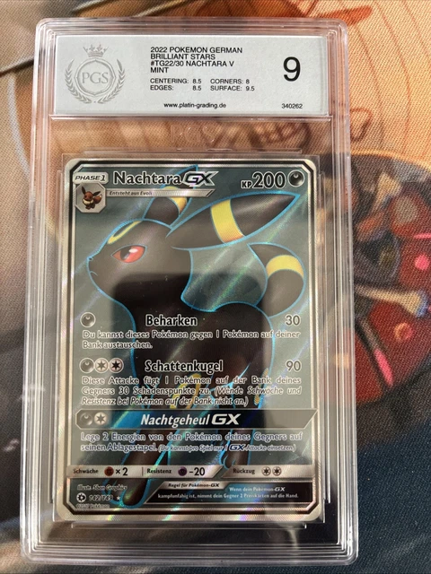 POKEMON NACHTARA GX Full Art Umbreon DE 142/149 Sonne & Mond/ PGS 9 EUR ...