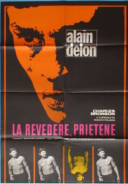 MOVIE POSTER=ADIEU L AMI (1968) /Honor Among Thieves=Alain Delon ...