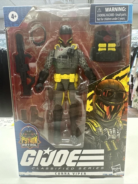 HASBRO G.I. JOE Python Patrol Cobra Viper 7 in Action Figure - F4755 ...