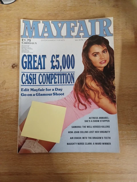 ANCIEN MAGAZINE GLAMOUR : Mayfair vol 24 n° 4 - 1989 EUR 4,77 - PicClick FR