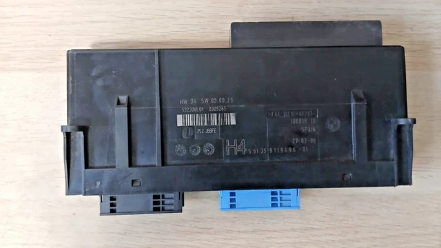 BMW E91 ECU Body Control Module H4 JBBFE 9119496 Electronic Box PL2 ...