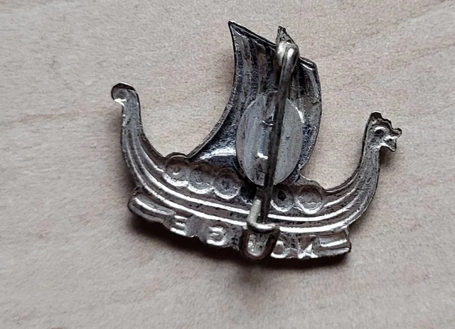 VINTAGE NORGE NORWAY Viking Ship brooch pin badge $7.14 - PicClick CA