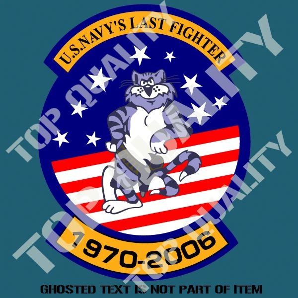 TOMCAT F14 US Navy Last Fighter Decal Sticker American Air Force Decal ...