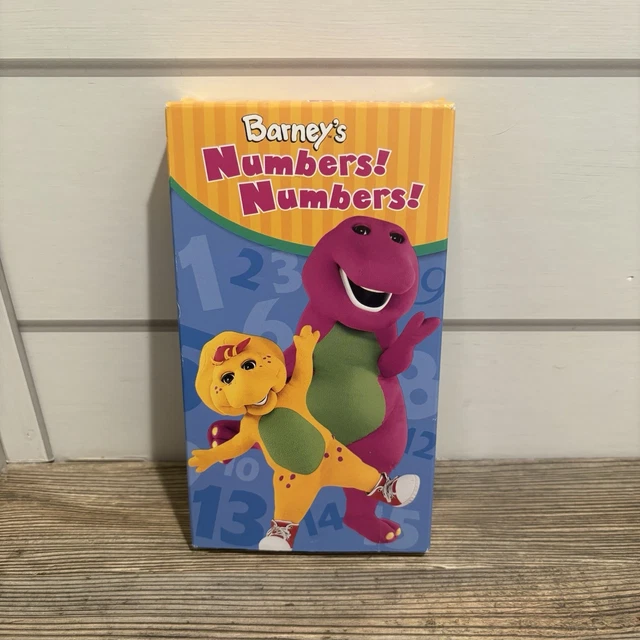 BARNEY NUMBERS! NUMBERS! VHS 2003 HiT Entertainment Barney Home Video ...