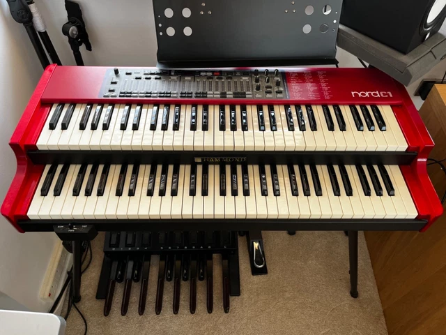 NORD C1 ORGAN - Hammond, Vox, Farfisa. Dual Manual with Half Moon ...