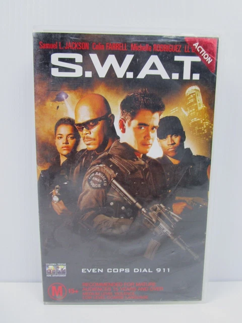 S.W.A.T. VHS TAPE, Samuel L Jackson, Colin Farrell, Vintage Video ...