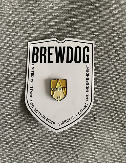 BREWDOG CHATELET RARE Enamel Pin Badge New Still On card £24.00 ...