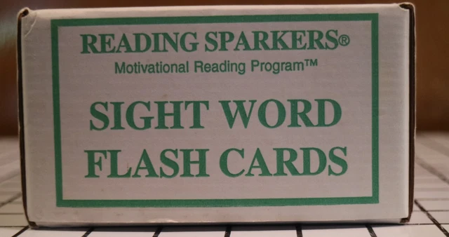 READING SIGHT WORD Flash Cards home school $17.50 - PicClick