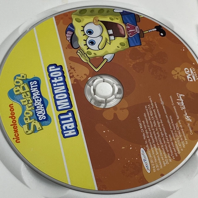 RARE! 2011 SPONGEBOB Squarepants DVD Hall Monitor Bikini Bottom Patrick ...