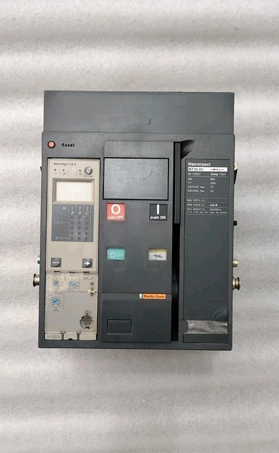 MERLIN GERIN MASTERPACT Nt10H1 1000A 3Pole Micrologic 2.0A Air Circuit ...