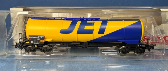 PIKO 54780/72019; H0, 1:87, AC; Knickkesselwagen "JET" der DB, in OVP ...