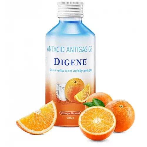 DIGENE ACIDITY & Gas Relief Oral Gel Orange Flavour (200ml) For ...