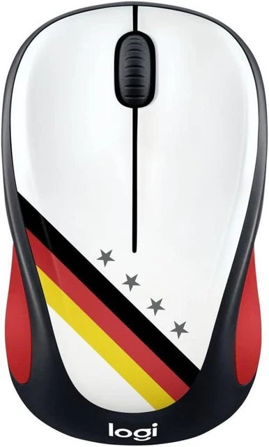 LOGITECH WIRELESS MOUSE Deutschland Design Fan Collection 1000DPI 910 ...
