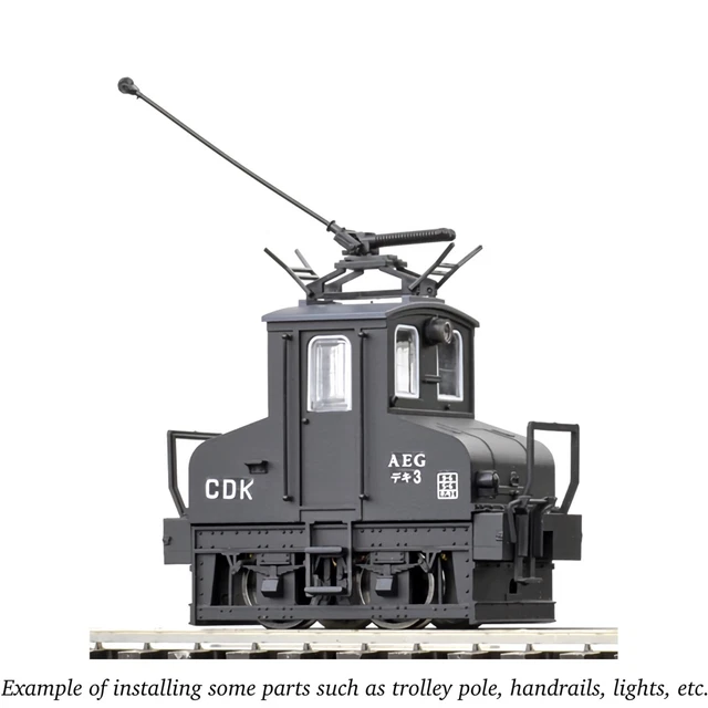 HO/J SCALE TSUGAWA AEG Choshi Deki-3 Steeplecab Electric Locomotive ...