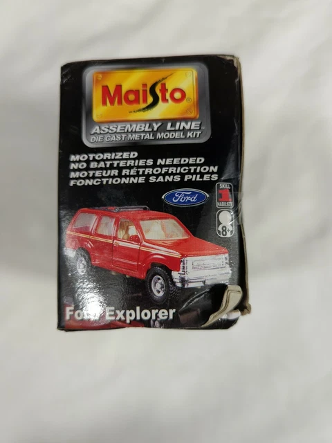 MAISTO ASSEMBLY LINE model kit 1:24 Ford Explorer Motorized No ...