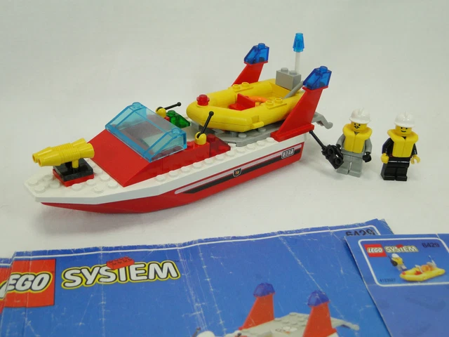 LEGO SYSTEM 6429 Blaze Responder Feuerwehr Boot komplett mit Anleitung ...