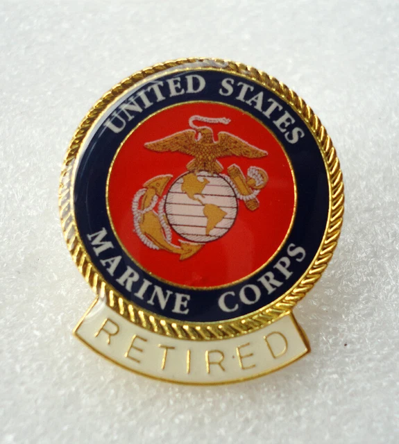 P1 U.S. UNITED States Marine Corps Military pin badge Retired FREE UK ...