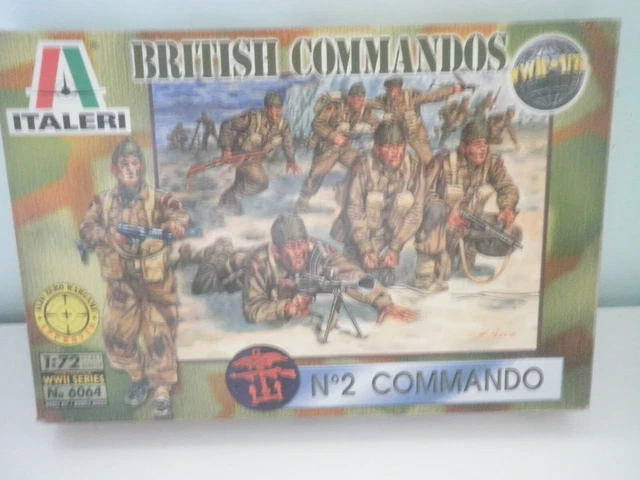 ITALERI BRITISH COMMANDOS WWII 1/72 ITALERI Soldatini su Sprue NUOVO EUR 10,90 - PicClick IT